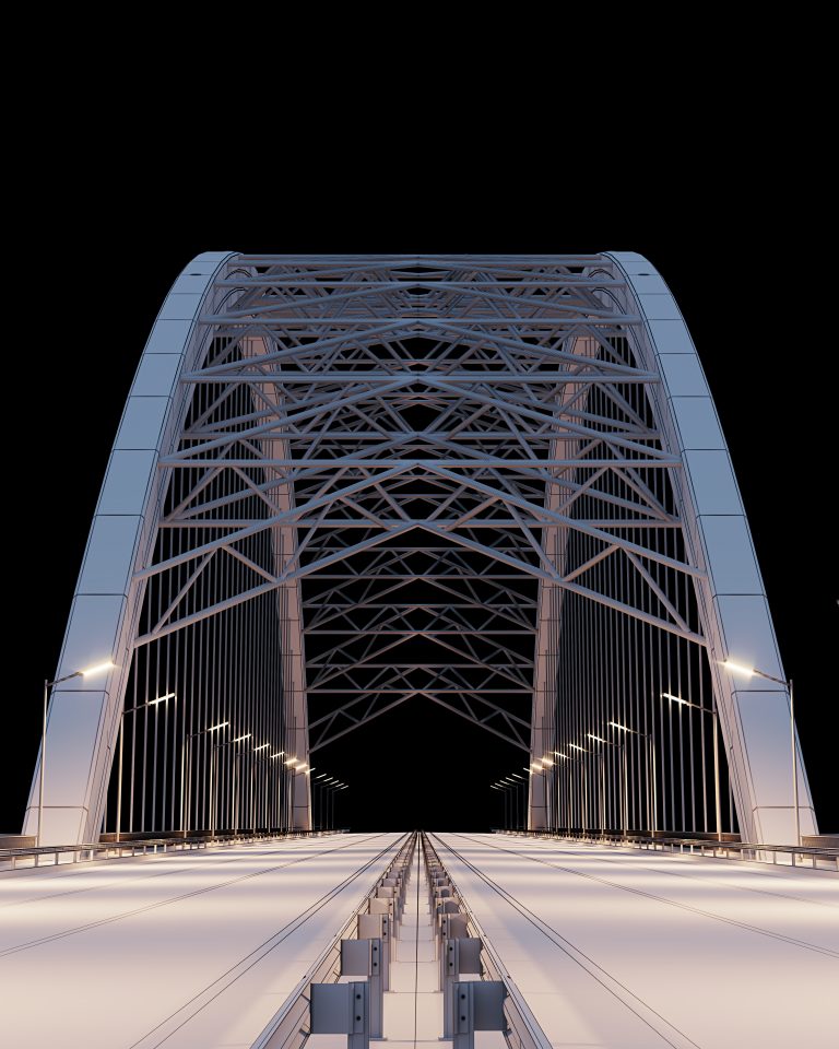 3D Photorealistic Visualization for a Ukrainian Bridge