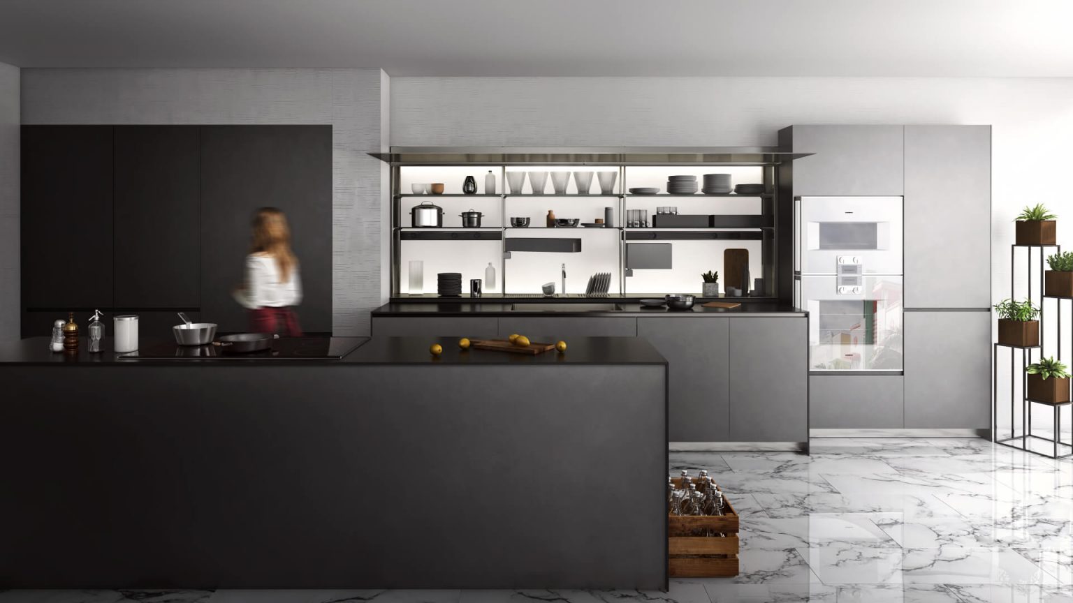 Kitchen Design Rendering: 6 Examples by ArchiCGI