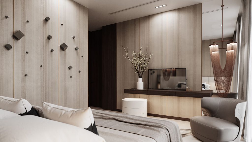 3D Bedroom Design: 6 Lovely CG Interiors by ArchiCGI