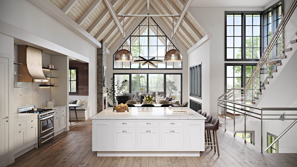 Kitchen Design Rendering: 6 Examples by ArchiCGI