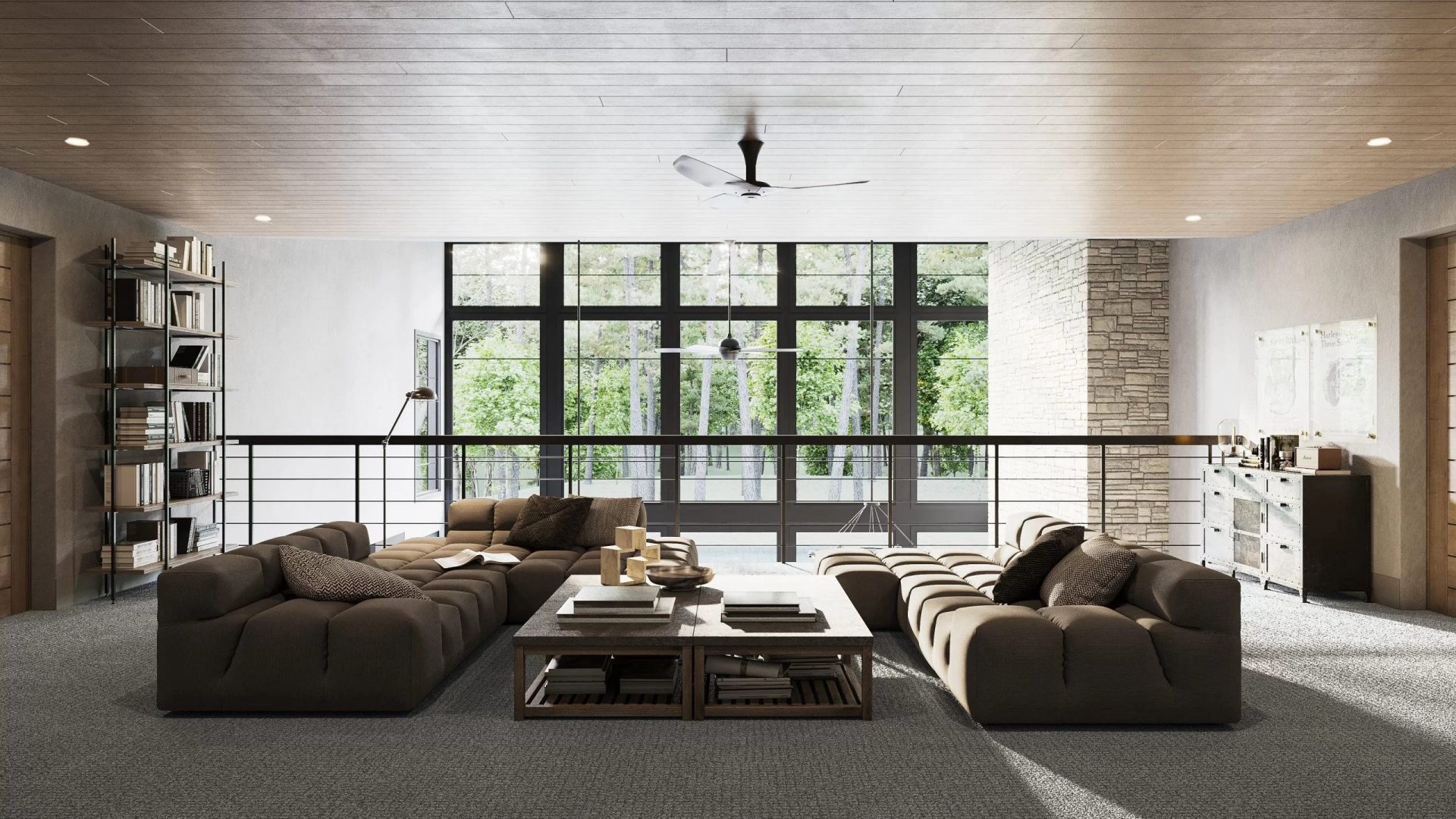 Living Room Rendering: 12 Examples by ArchiCGI