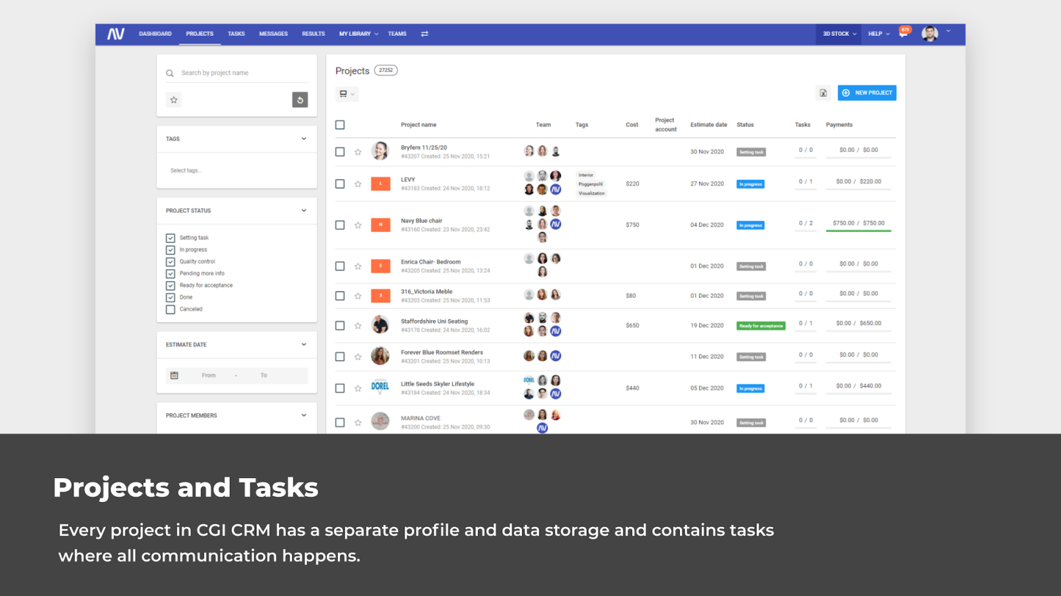 3D Project Management: Benefits of ArchiCGI's CRM System