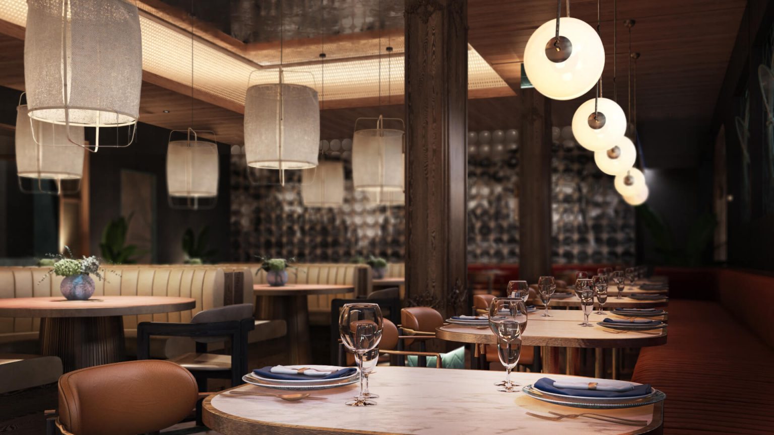 Restaurant 3D Rendering: CGI for “Clay” Eatery in Manama