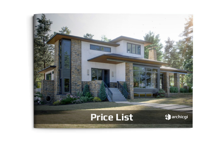 Architectural Visualization Prices for Various Projects