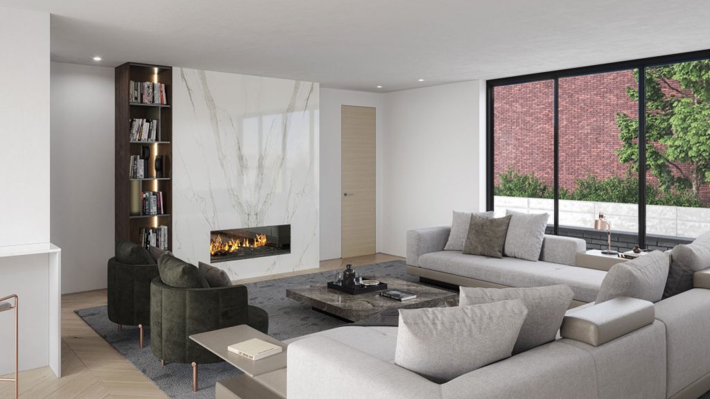 Townhouse 3D Rendering for a Real Estate Project in Montreal