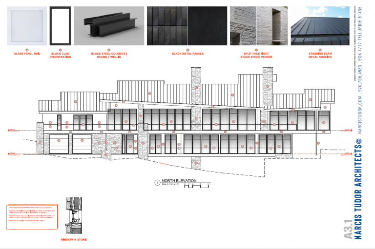 Residence 3D Views of a Project in the Rocky Mountains, CO