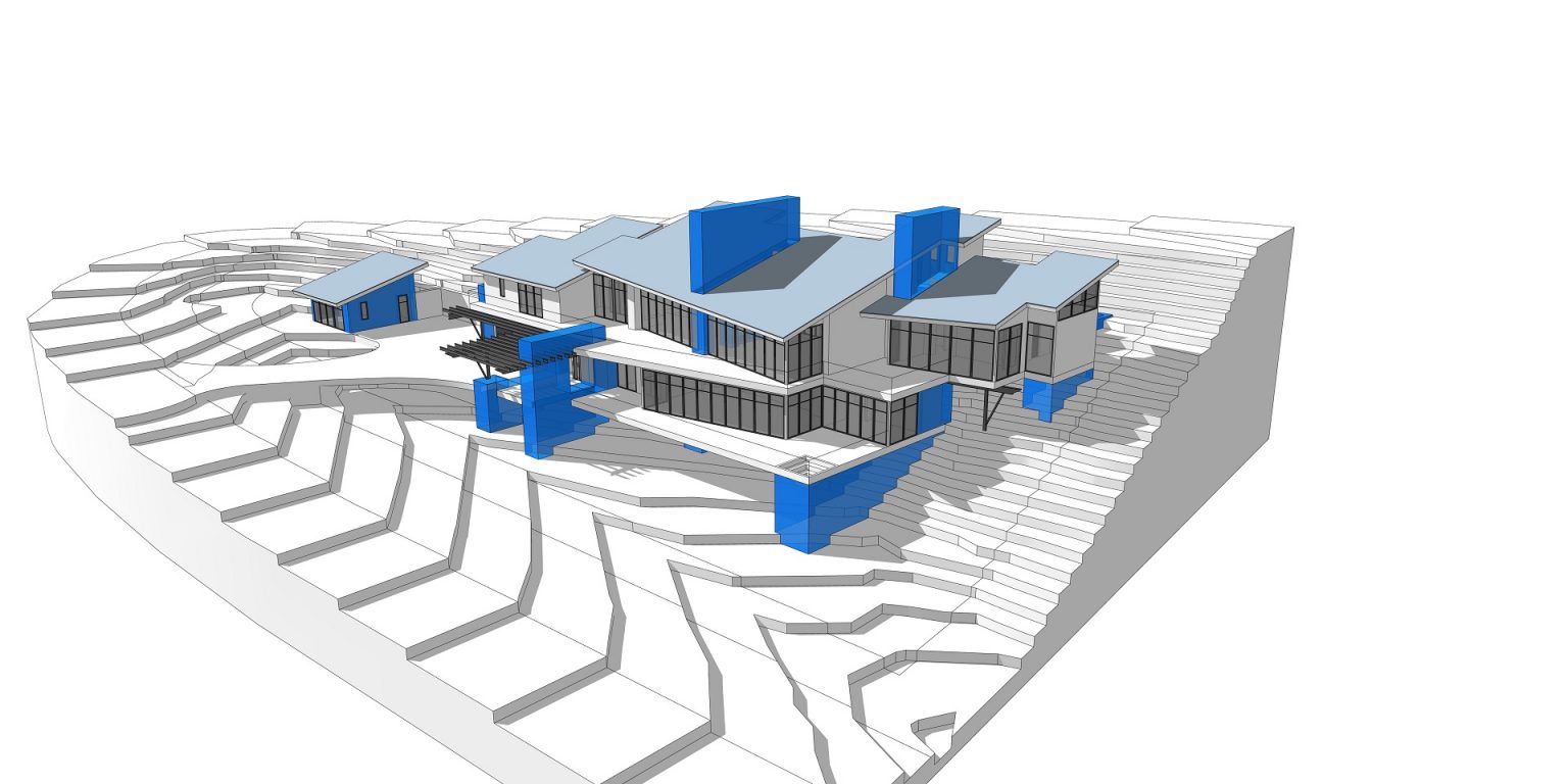 Residence 3D Views of a Project in the Rocky Mountains, CO