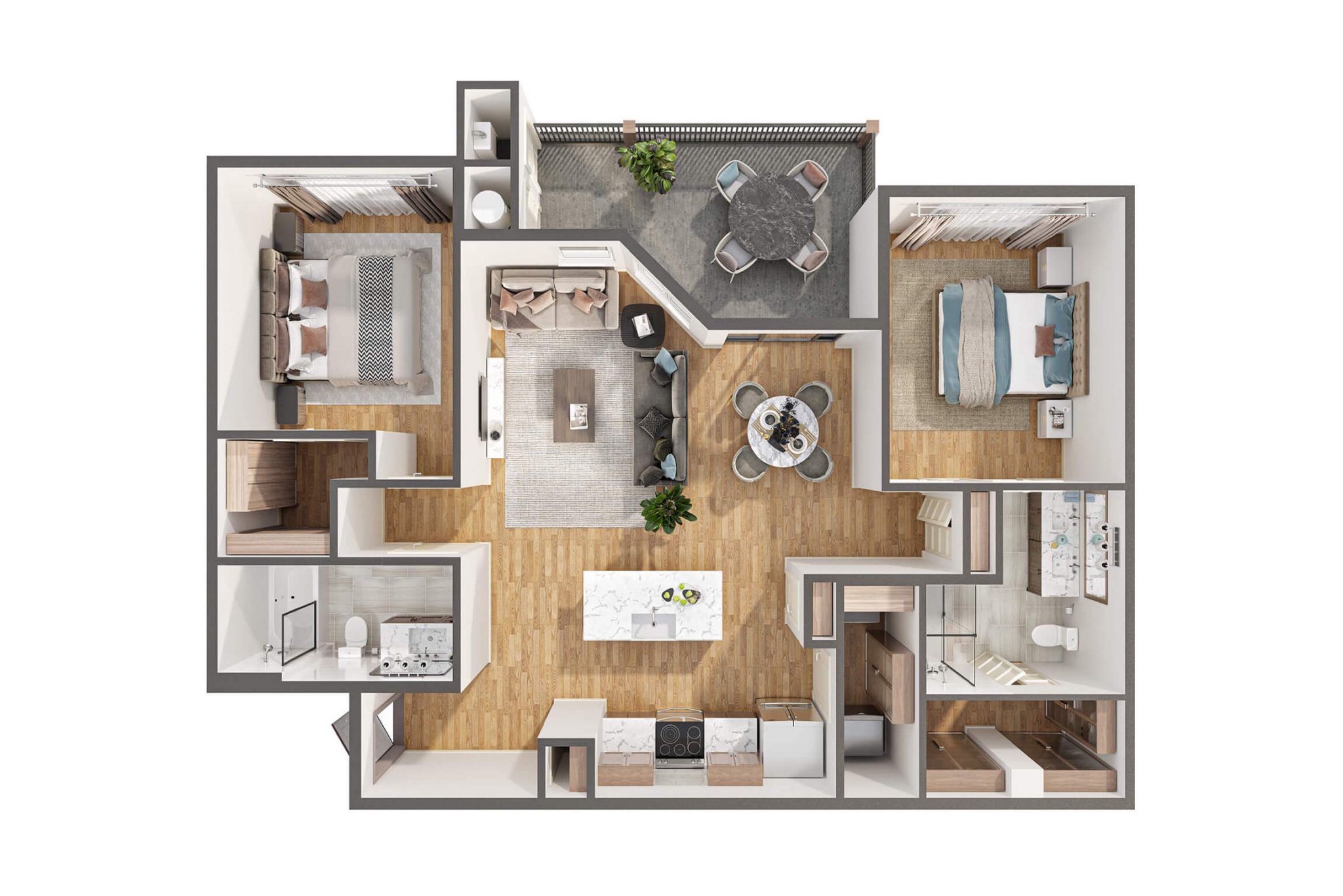 3D Floor Plan Visualization for Real Estate