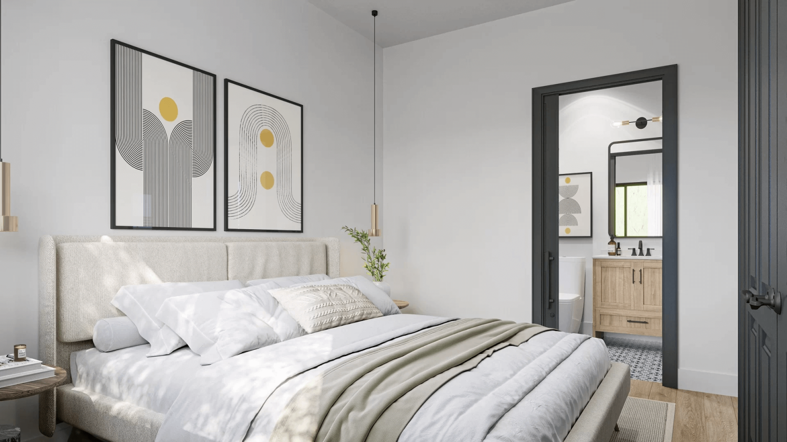 3D Bedroom Design: 10 Inspiring Projects by ArchiCGI