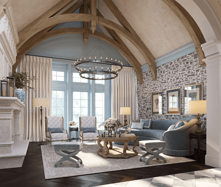 Living Room Rendering: 12 Stunning Examples by ArchiCGI