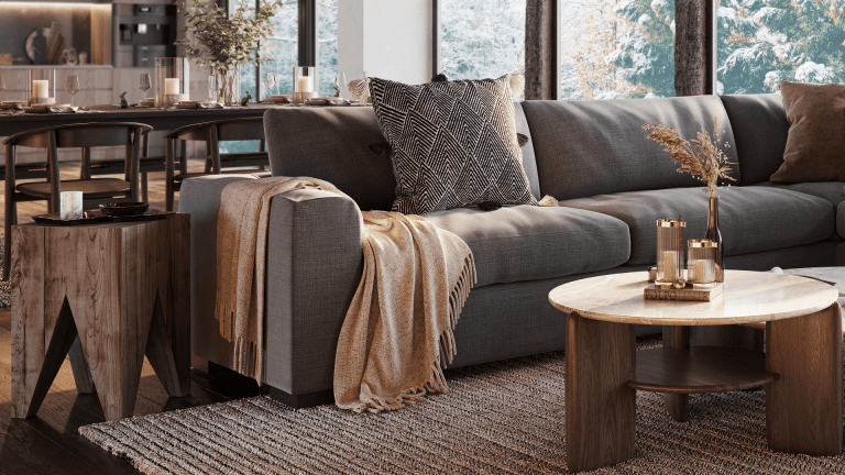 Living Room Rendering: 12 Examples by ArchiCGI